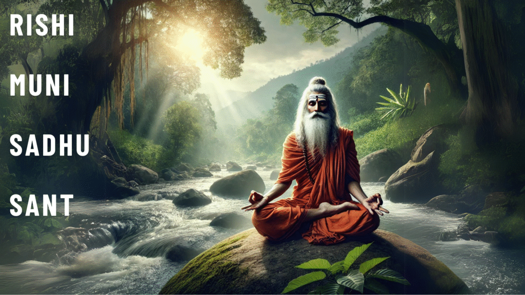 What is the difference Between Rishi, Muni, Sadhu and Sant? - Infoylo